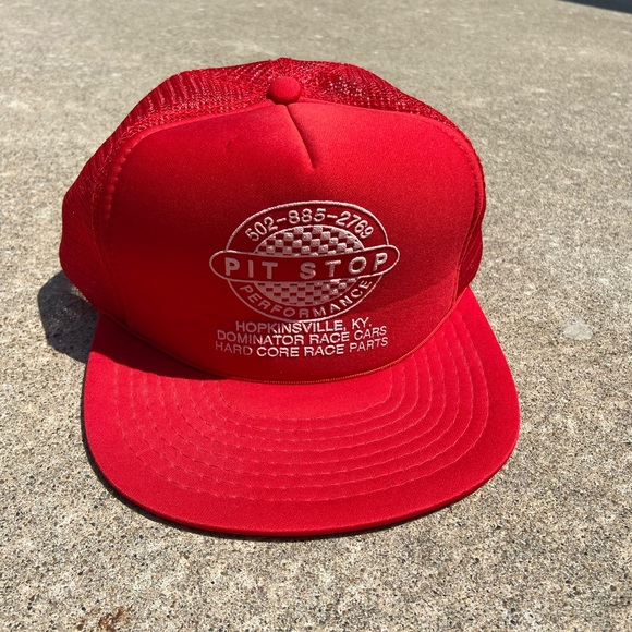 Vintage | Accessories | Vintage Pit Stop Performance Hat | Poshmark